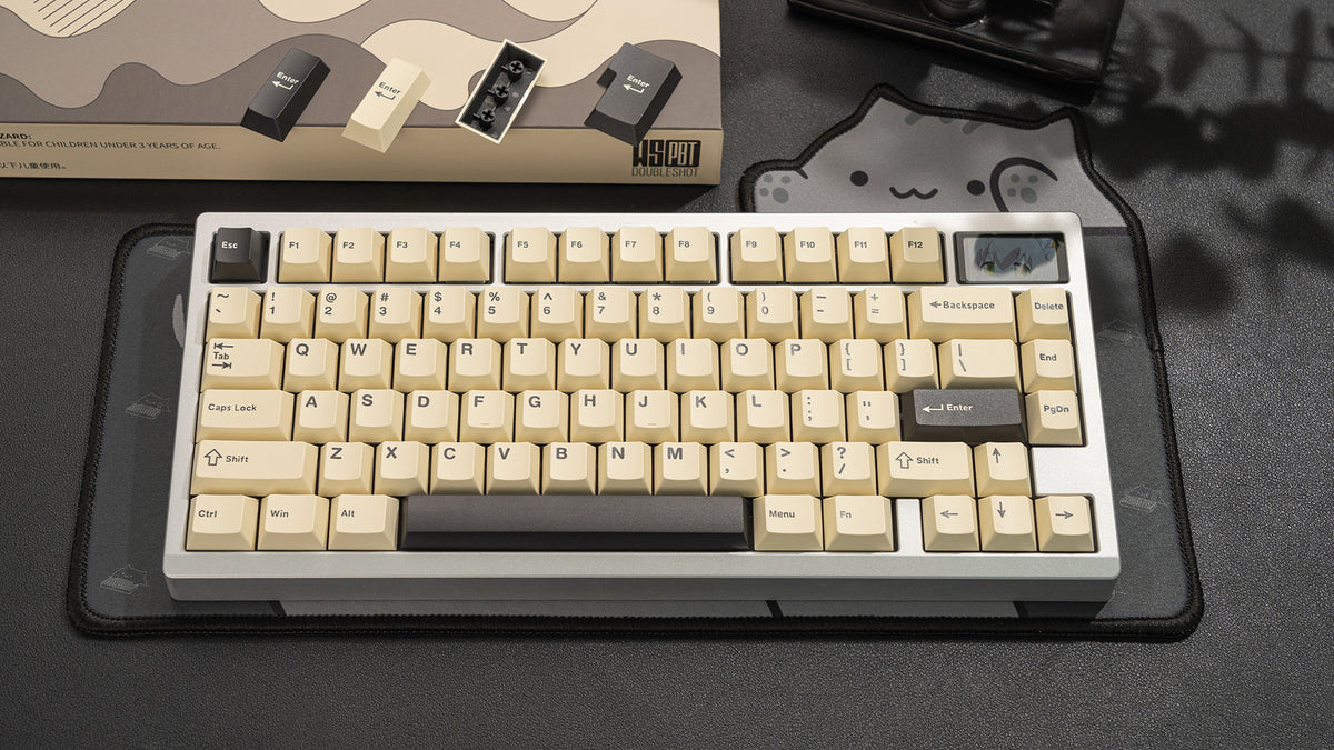 WS Creamy Charcoal Keycaps – Wuque Studio