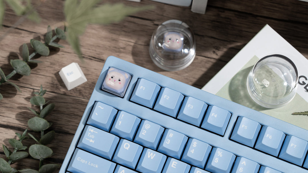[In-Stock] Resin Bear Novelties Keycap – Wuque Studio