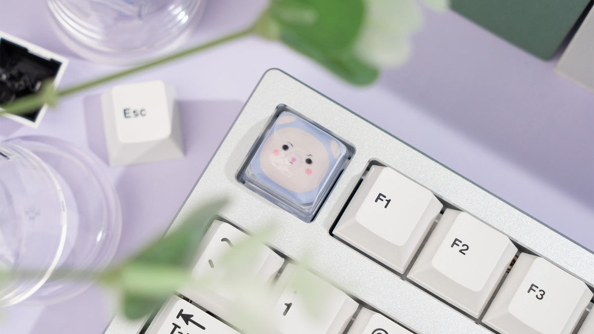 [In-Stock] Resin Bear Novelties Keycap – Wuque Studio