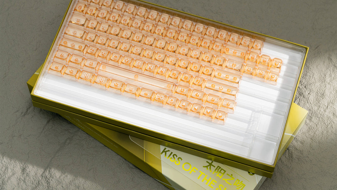 [In Stock] WS Kiss of The Sun Amber Keycaps – Wuque Studio